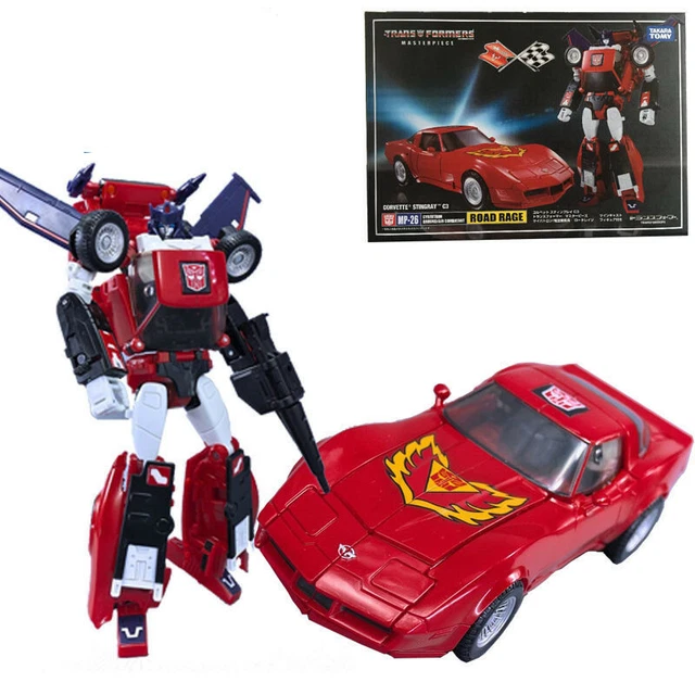 TRANSFORMERS MASTERPIECE MP26 Road Rage Corvette Stingray Figure 14CM ...