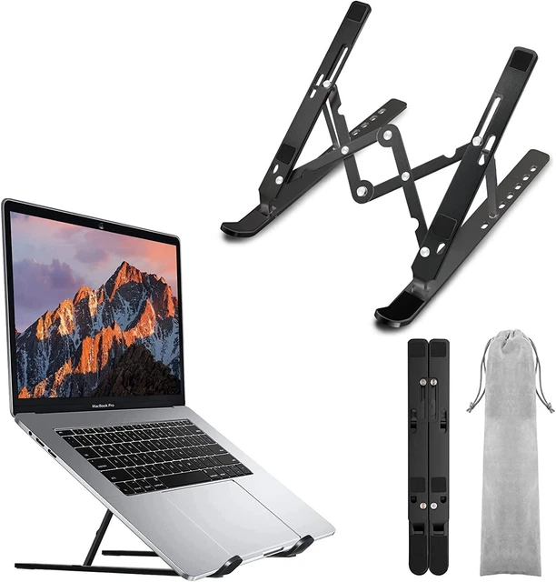 PORTABLE ADJUSTABLE ALUMINUM alloy Laptop Stand Notebook Tablet Holder ...