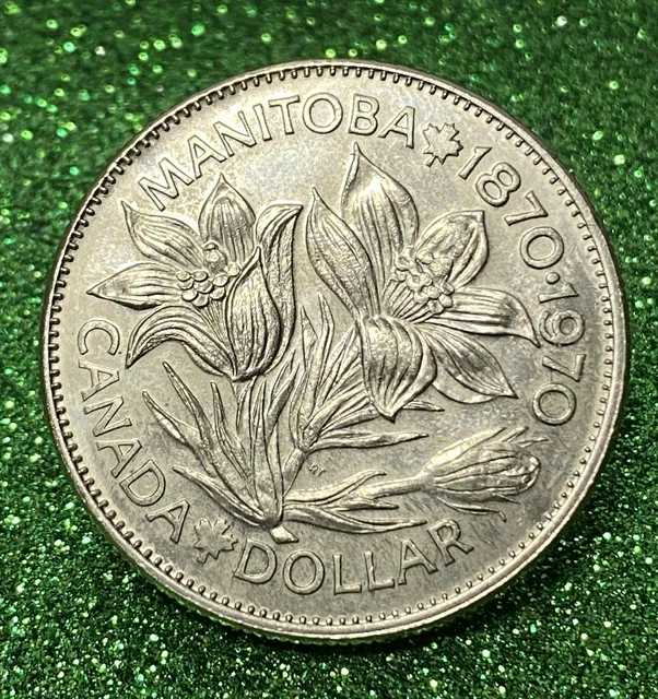 CANADIAN $1 DOLLAR Coin Manitoba Queen Elizabeth Ii 1870-1970 (Vf+/Au) $14.36 - PicClick AU