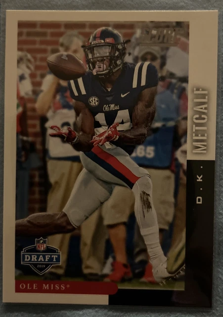 2019 SCORE NFL Draft DK Metcalf recrue #DFT-15 Seattle Seahawks Ole ...