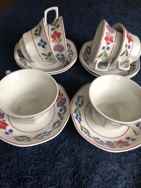ADAMS OLD COLONIAL set of 6 Cups and Saucers £20.00 - PicClick UK