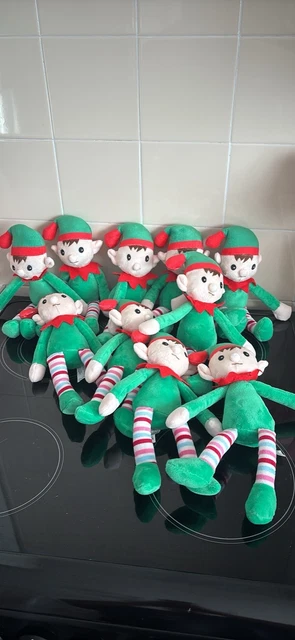 GREEN ELF PLUSH Approx 27cm perfect to personalise £4.38 - PicClick UK