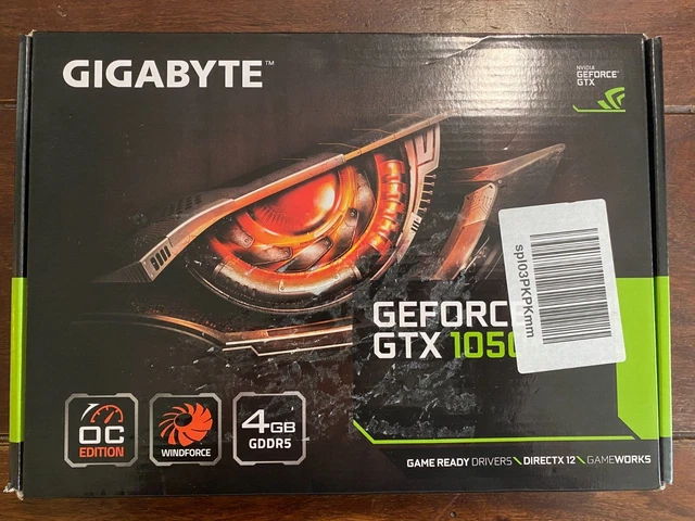 GIGABYTE GEFORCE GTX 1050 Ti 4GB Grafikkarte - Von Werk aus Overclocked ...