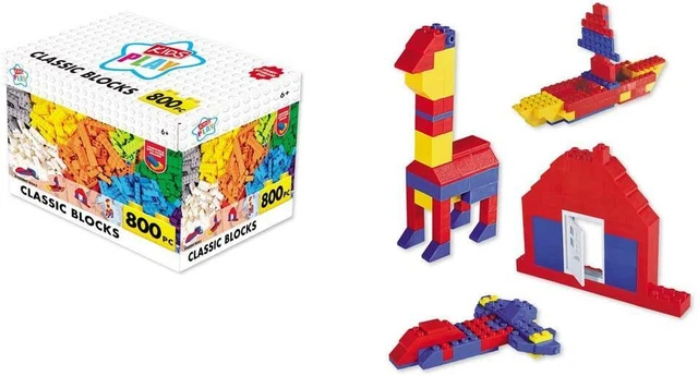 800 PIECE CLASSIC Building Blocks Bricks Compatible with Other Brands ...