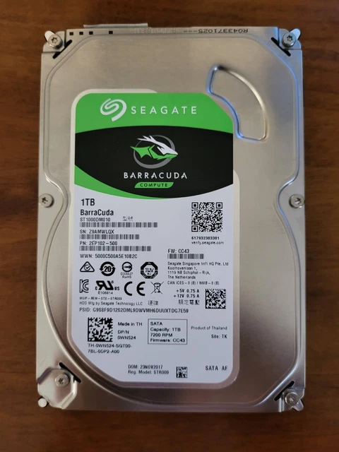 HARD DISK 3,5 " Sata Seagate Barracuda St1000Dm010 1Tb EUR 22,00 - PicClick IT