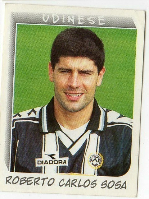 FIGURINA CALCIATORI PANINI 2000 numero 382 UDINESE ROBERTO CARLOS SOSA ...