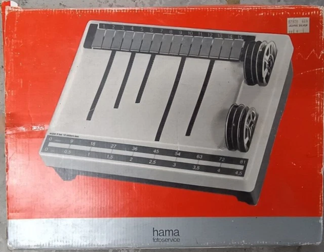 VINTAGE HAMA 8MM/SUPER 8 light table film editor $25.00 - PicClick AU