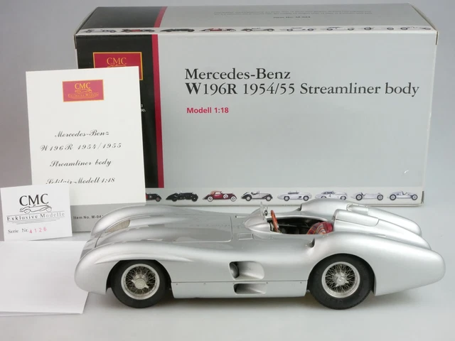 CMC M-044 1/18 Mercedes Benz W196r 1954/55 Streamliner Body Modell ...