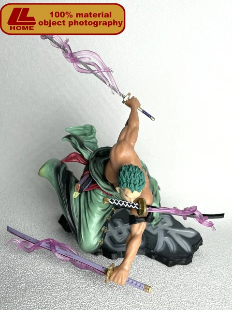 ANIME ONE PIECE Roronoa Zoro PVC Action Figure Statue Doll Collection ...