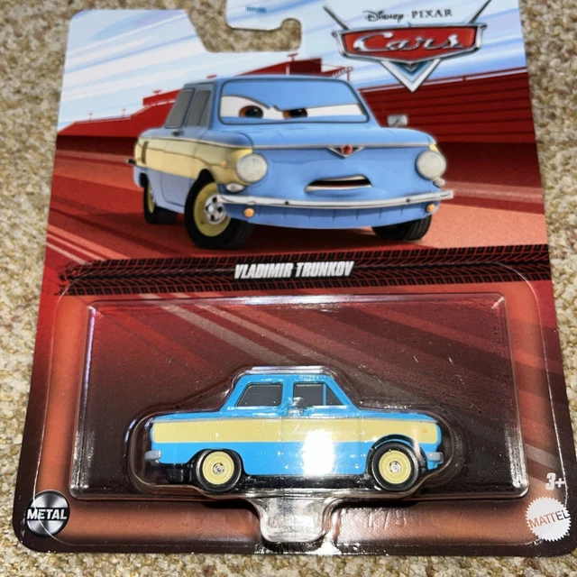 DISNEY PIXAR CARS Vladimir Trunkov Diecast 1:55 Scale on card Cars 2 £8 ...