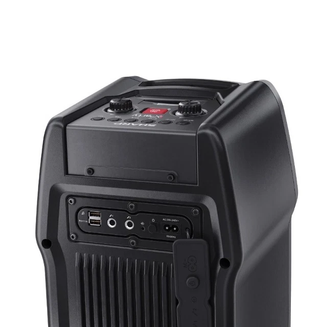 SHARP XPARTY SING Party Speaker PS-931 Portable Bluetooth Strobe Lights ...