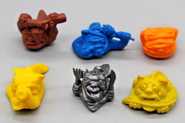 GIOCATTOLI IDEALI ANNI '90 Mini Boglins The Greedies Set di sei figure ...