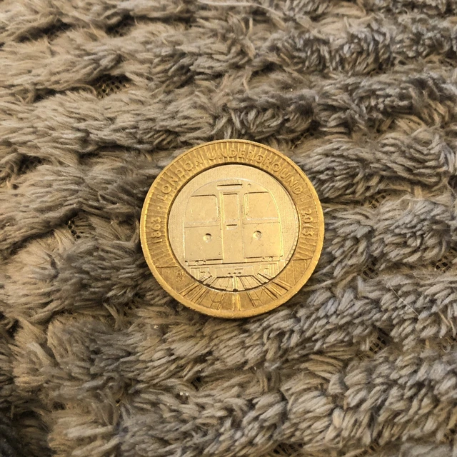 LONDON UNDERGROUND 2 Two Pound Coin Train Tfl Good Condition £4.99 ...