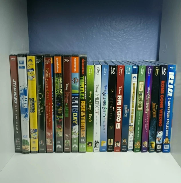 NEW DVDS BLU-RAYS w/Digital Codes Original Cases Gift Quality Disney ...