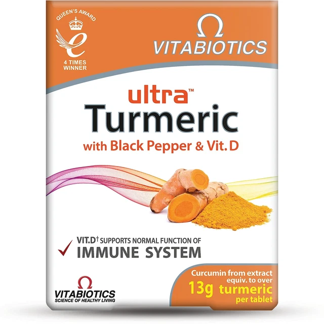 TURMERIC CAPSULES WITH Black Pepper Extract Plus Vitamin D Immune ...