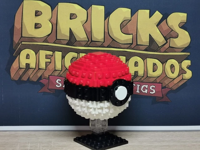 LEGO® POKEMON POKEBALL MOC Stone Pikachu Ball £36.47 - PicClick UK