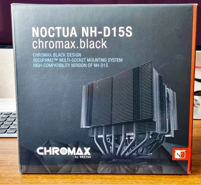 NOCTUA NH-D15 CHROMAX.BLACK, Dual-Tower CPU cooler (140mm, Black) New £34.00 - PicClick UK