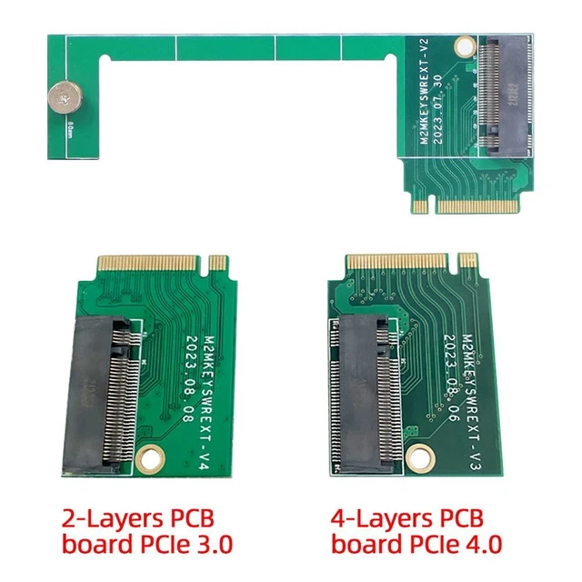 MODIFIED PCB BOARD M2 Hard Drive M2 Transfercard for ASUS Rog Ally DIY ...