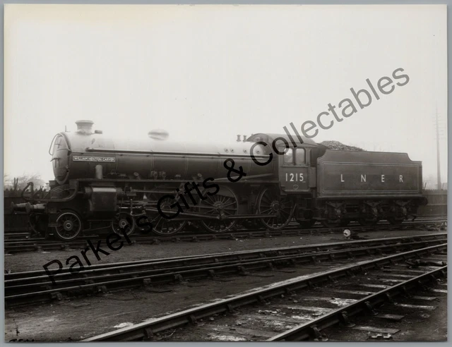 LNER STEAM TRAIN 1215 William Henton Carver London North Eastern ...