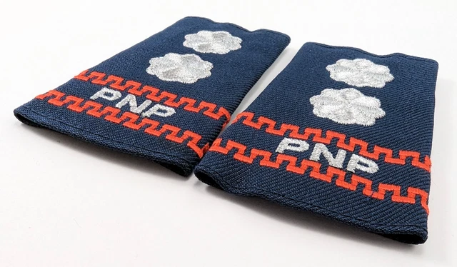 PHILIPPINE NATIONAL POLICE PNP Lieutenant Colonel PLTCOL Marks Shoulder ...