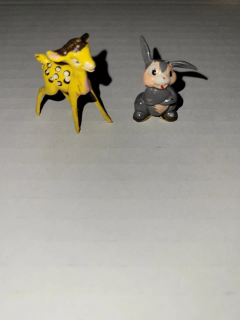 1960’S LOUIS MARX Disneykins Bambi Thumper Walt Disney Tinykins ...