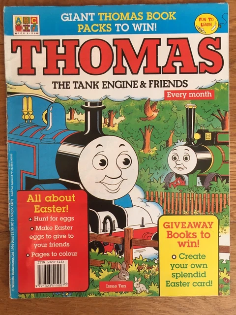 VERY RARE AMERICAN Fun to Learn with Thomas the tank engine magazine ...
