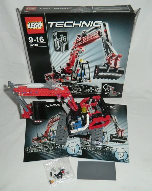 LEGO TECHNIC 8294 Raupenbagger komplett mit Bauanleitung & Original ...