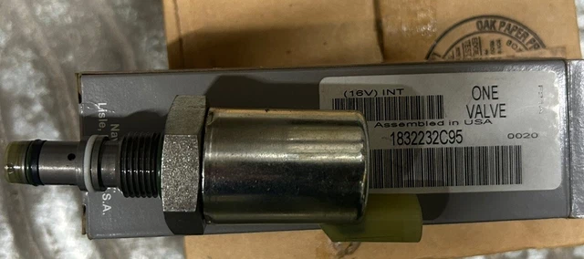 NEW NAVISTAR/ INTERNATIONAL OEM VALVE, ASSY IPR 1832232C95 $209.27 ...