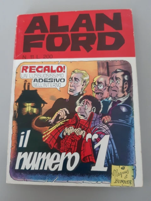 ALAN FORD ORIGINALE corno 11 il numero uno senza adesivi EUR 12,00 ...