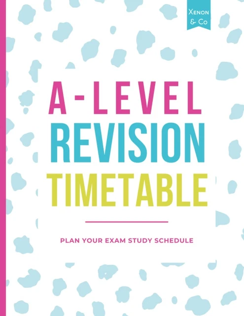A LEVEL REVISION timetable planner Make your exam revision schedule ...
