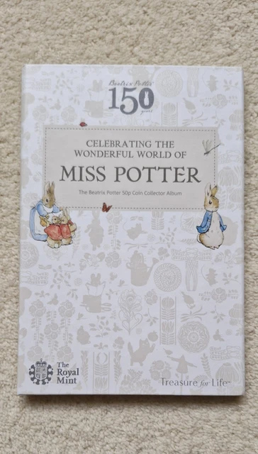 BEATRIX POTTER 50P Coin Set 2016 In Original Royal Mint Pack Exclnt ...