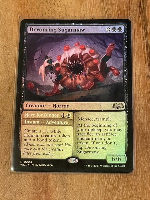 MTG MAGIC THE Gathering Devouring Sugarmaw (224/475) Wilds of Eldraine ...