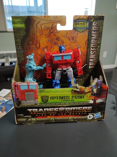 TRANSFORMERS RISE OF The Beasts Optimus Prime & Chainclaw EUR 27,95 ...