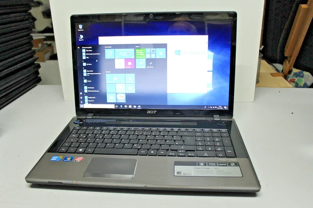 17,3& ACER ASPIRE 7745G CPU Intel i5-M460 2,53GHz 8GB 128GB SSD Windows 10, gebr EUR 99,00 ...