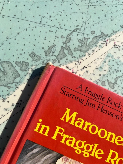VINTAGE MAROONED IN Fraggle Rock Book Jim Henson's Muppets Fraggles ...