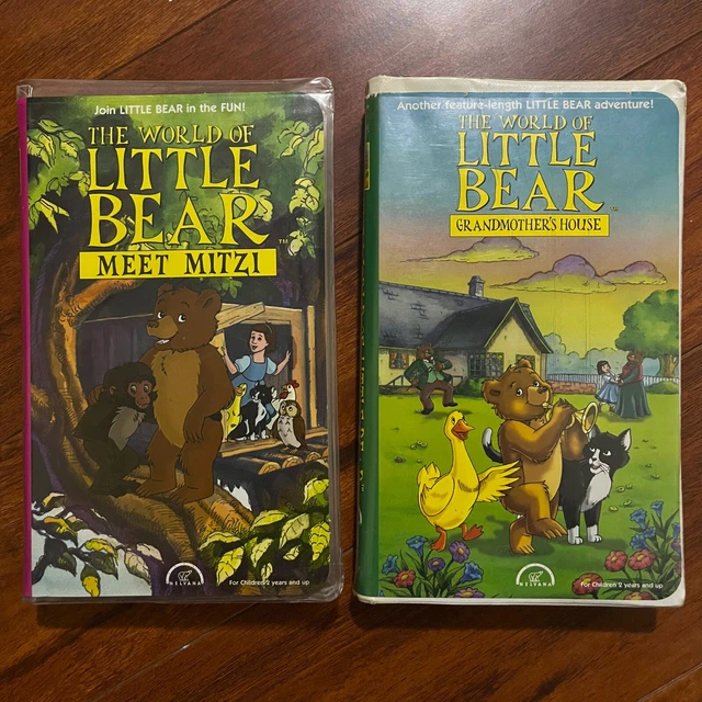 LITTLE BEAR VHS Lot Of 2 [Meet Mitzi & Grandmother 's House] Vintage ...