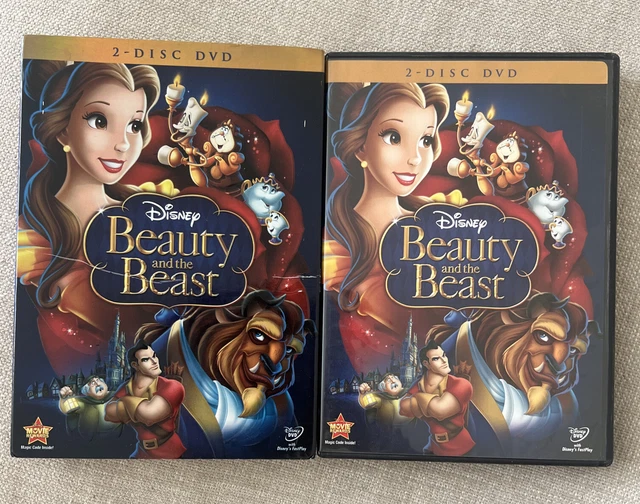 WALT DISNEY: BEAUTY and the Beast (DVD, 2010, 2-Disc Set) VG $6.72 ...