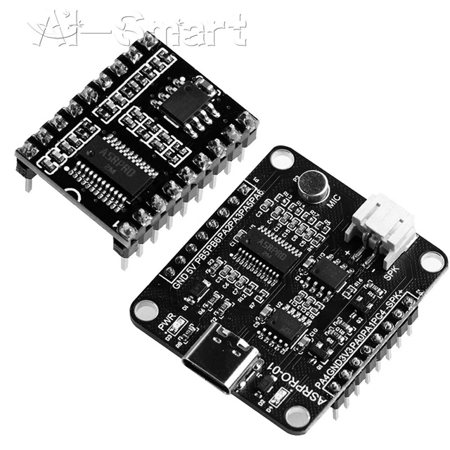 ASR PRO SMART Voice Offline Speech Recognition Module Core /Development ...