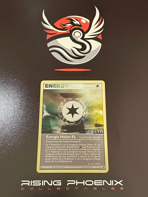 RISING PHOENIX POKEMON Energia Holon EL 105/113 Reverse Holo Stamp Ita ...