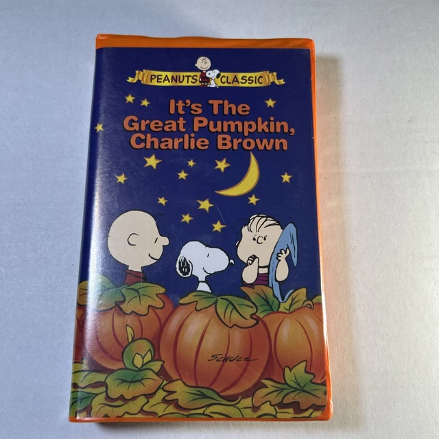 ITS THE GREAT Pumpkin, Charlie Brown (VHS, 1996, Clamshell), Peanuts ...