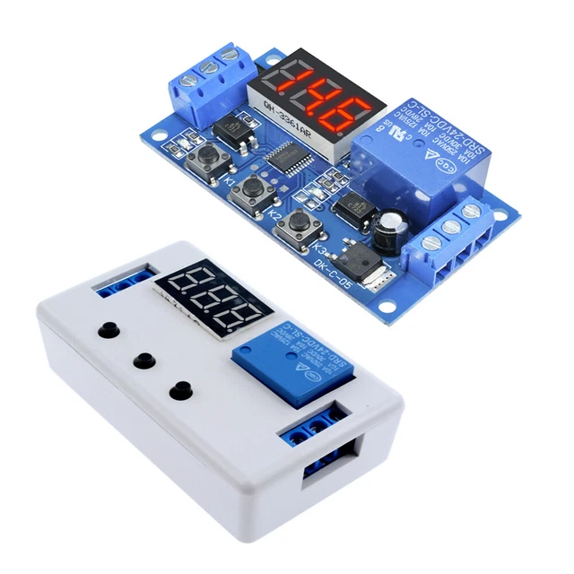 LED DIGITAL DELAY Time Control PCB Switch Relay Module 24V Delay Relay With Case £5.46 - PicClick UK