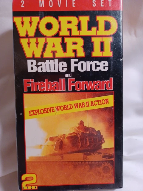 WORLD WAR II WWII 2 Battle Force Fireball Forward 2 VHS Tape Movie Set ...