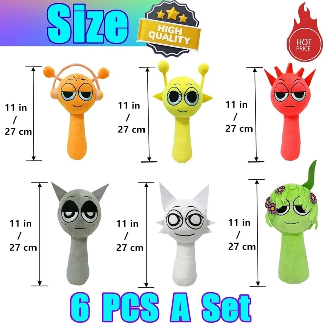 20CM SPRUNKI PLUSH Toy Simon Oren Winda Sprunki Character Doll Plush ...