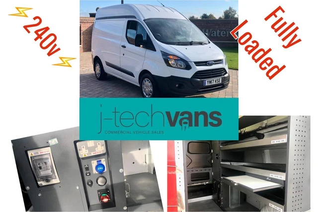 FORD TRANSIT CUSTOM L1H2 Swb Van ***Workshop / Utility Van***240v Power ...