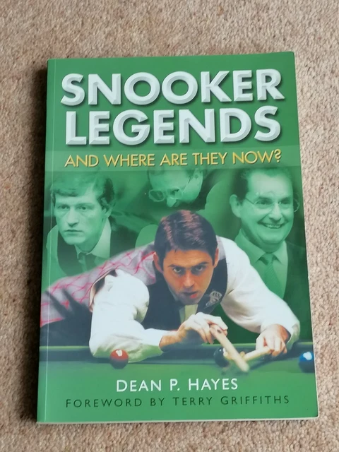 SNOOKER LEGENDS AND Where Are They Now? – Dean P Hayes Softback Book £4 ...