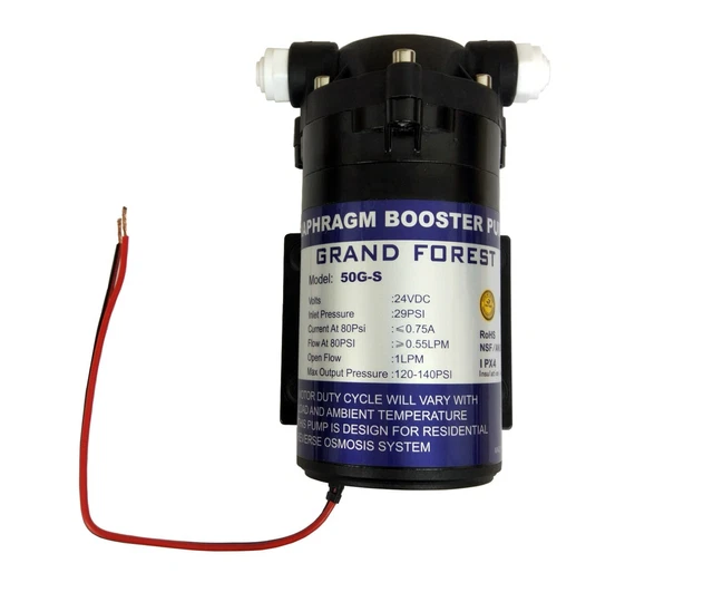 GF-50 DIAPHRAGM BOOSTER Pump and Transformer for Reverse Osmosis ...