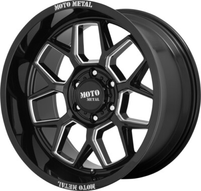 20 INCH BLACK Wheels Rims LIFTED FOR Jeep Wrangler JK JL Gladiator ...