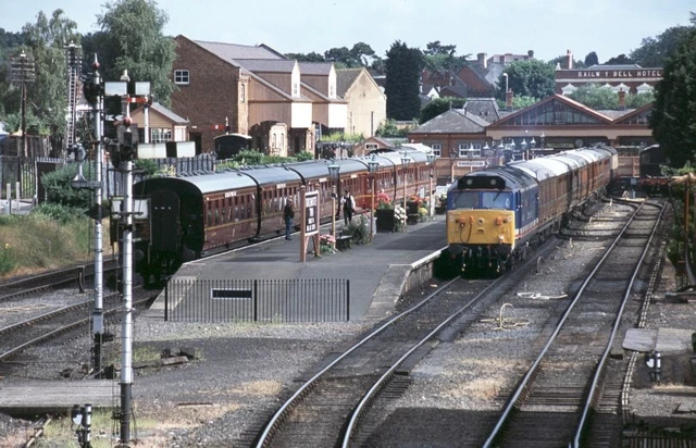 35MM SLIDE BR British Railways Diesel Loco Class 50 50026 Kidderminster ...