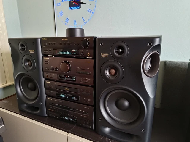 TECHNICS SC-CH950 MIDI hifi system 6ohms tuner tape cd equalizer ...