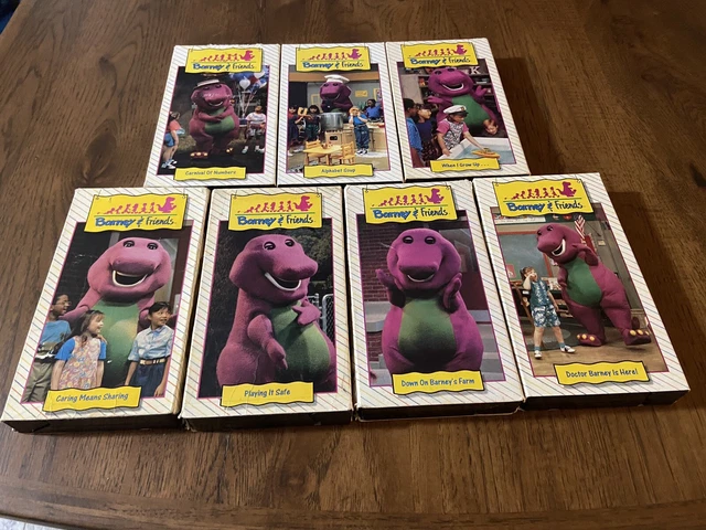 7 BARNEY & Friends Time Life VHS Video Lot OOP £33.51 - PicClick UK